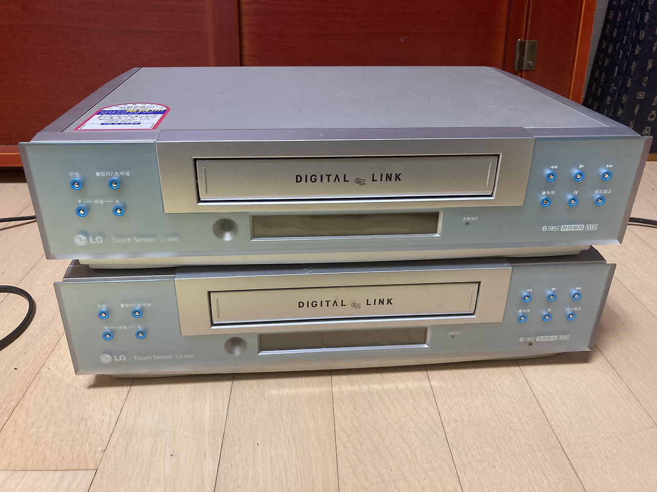 LG전자 LV-M90 6헤드 하이파이 VHS VCR 비디오기기