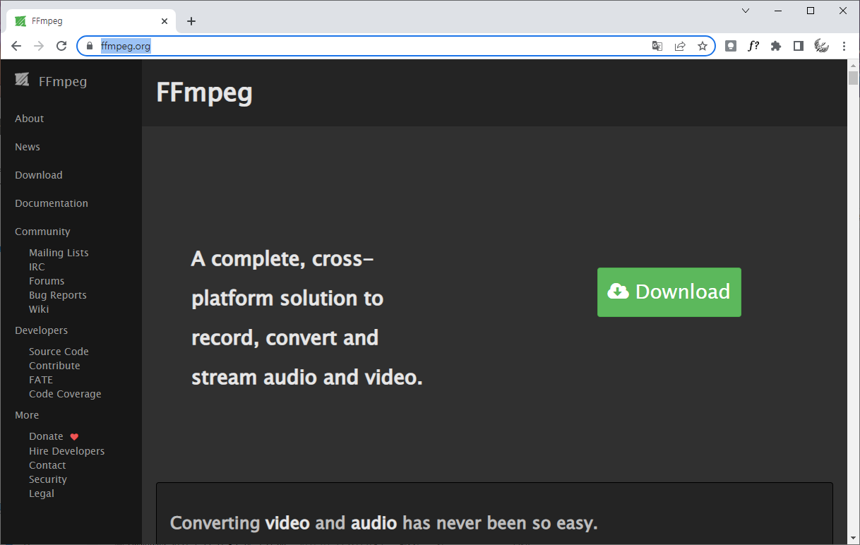 [FFmpeg] FFmpeg 설치 방법 (Windows OS)