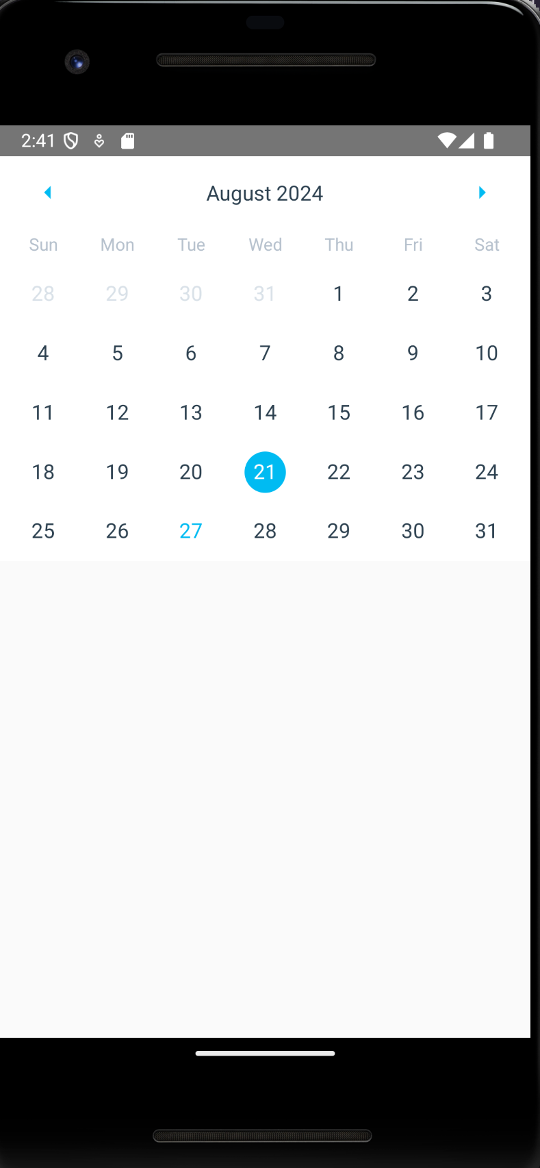 [React Native (RN)] 기본 캘린더 화면 구현하기 (react-native-calendars, Typescript)
