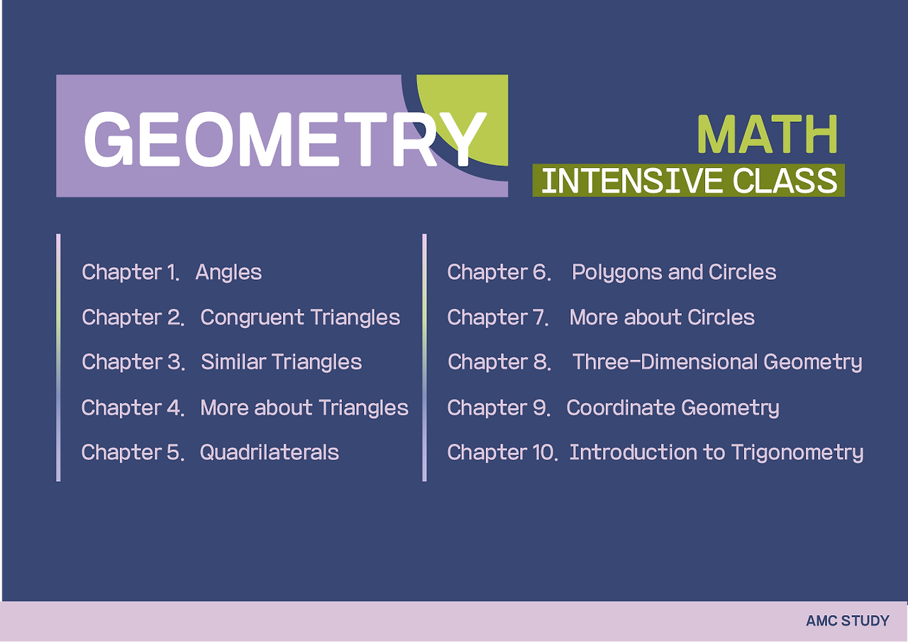 미국수학 Geometry 학원에서 기하학을 공부해야하는 이유 / 국제학교수학
