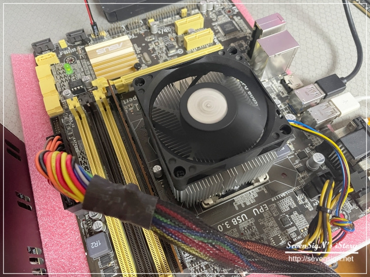 ASUS B85M-G 바이오스 업데이트 및 하스웰 리프레시 CPU 장착하기