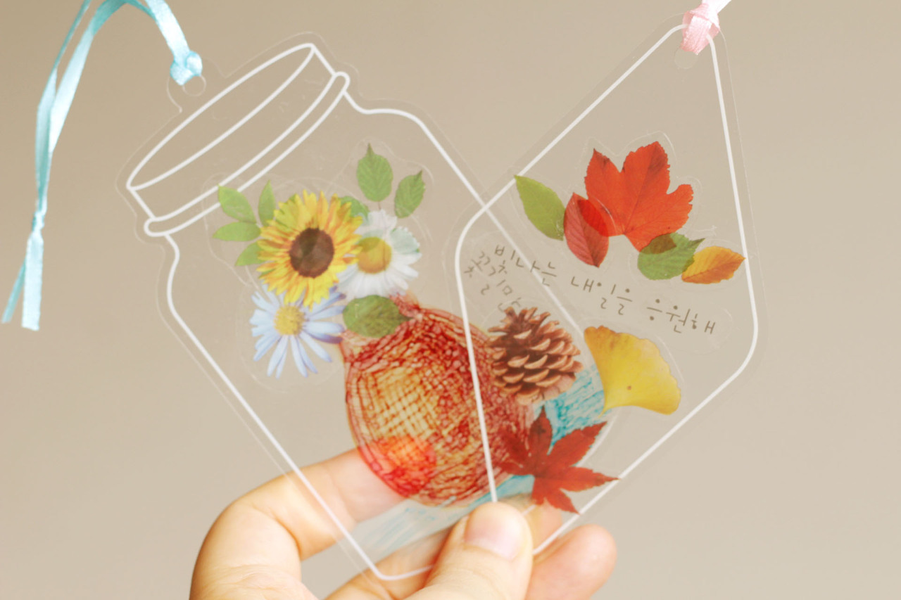 가을 책갈피 만드는 법 가을만들기 책갈피 Diy