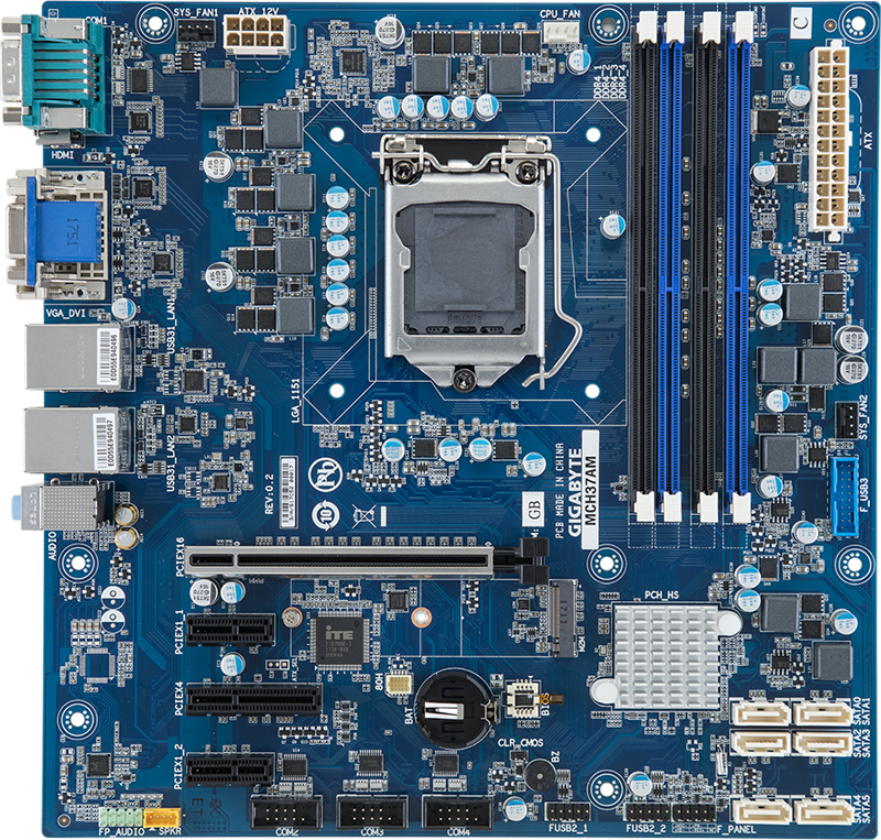 GIGAIPC 산업용 메인보드 Micro ATX uATX-Q370A (Intel Q370 Chipset)