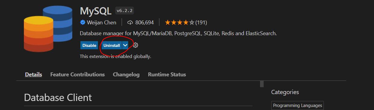 VSCode MySQL Extension 설치 및 Query 실행하는 방법