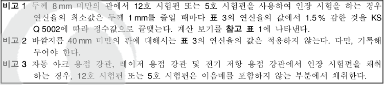 STS - 배관용 스테인리스 강관(KS D 3576 : 2017)