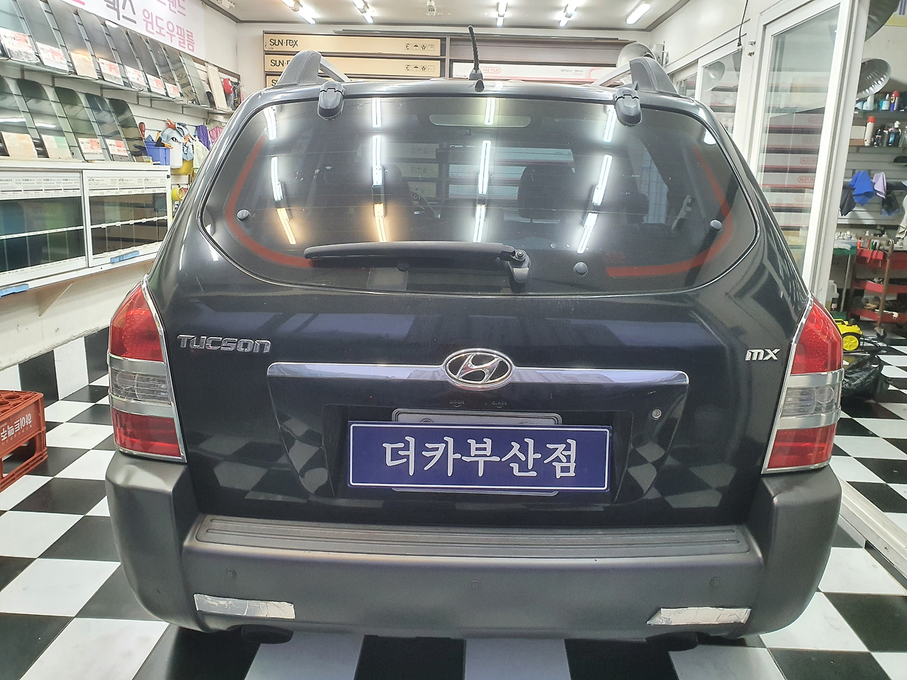 투싼 윈도 틴팅 자동차 앞유리 썬팅지 투과율 35시인성 썬렉스 썬팅 농도 전면유리 선팅 비용 부산자동차썬팅추천 금정구