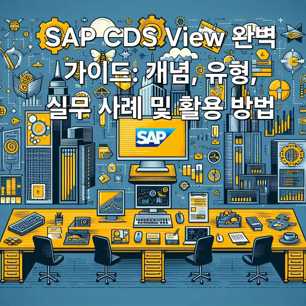 SAP CDS View 완벽 가이드: 개념, 유형, 실무 사례 및 활용 방법