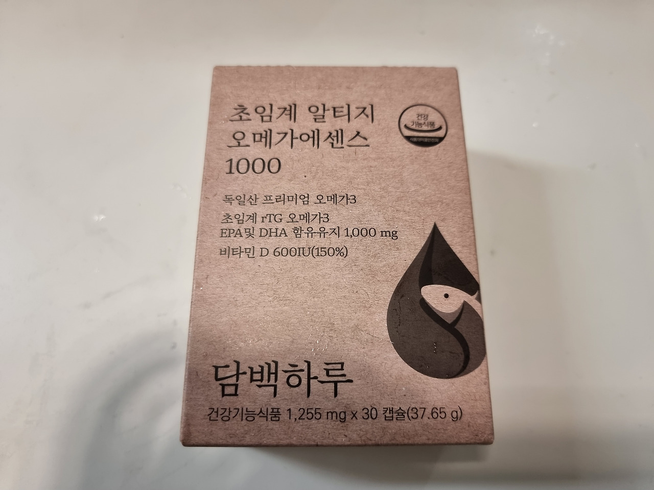 눈 건강을 위해 담백하루 오메가3 내돈내산 구매후기