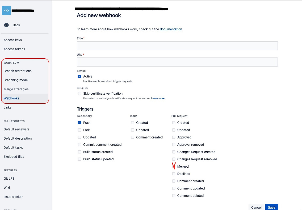 [Jenkins] bitbucket - Jenkins 연동, merge 시 jenkins 이벤트 발생시키기 (with Generic Webhook Trigger)