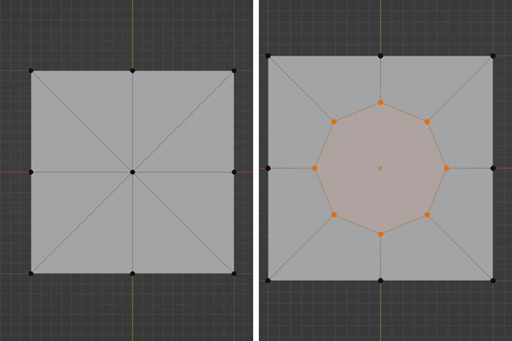[blender modeling] 01. subdivide modifier 사용하기 (3)