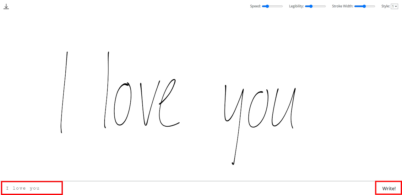 손글씨 생성해주는 calligrapher AI