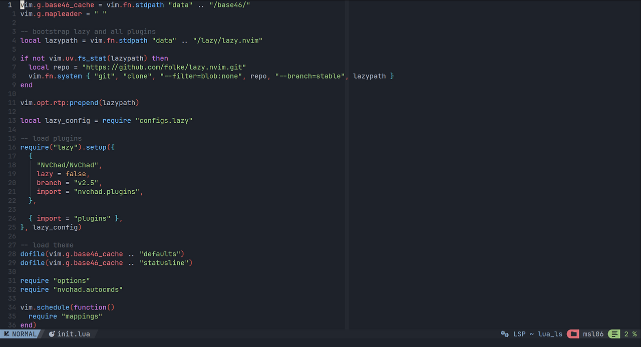 Windows 개발환경 구축하기 (Neovim, NvChad, Git-bash) :: 수서곤충의 세계