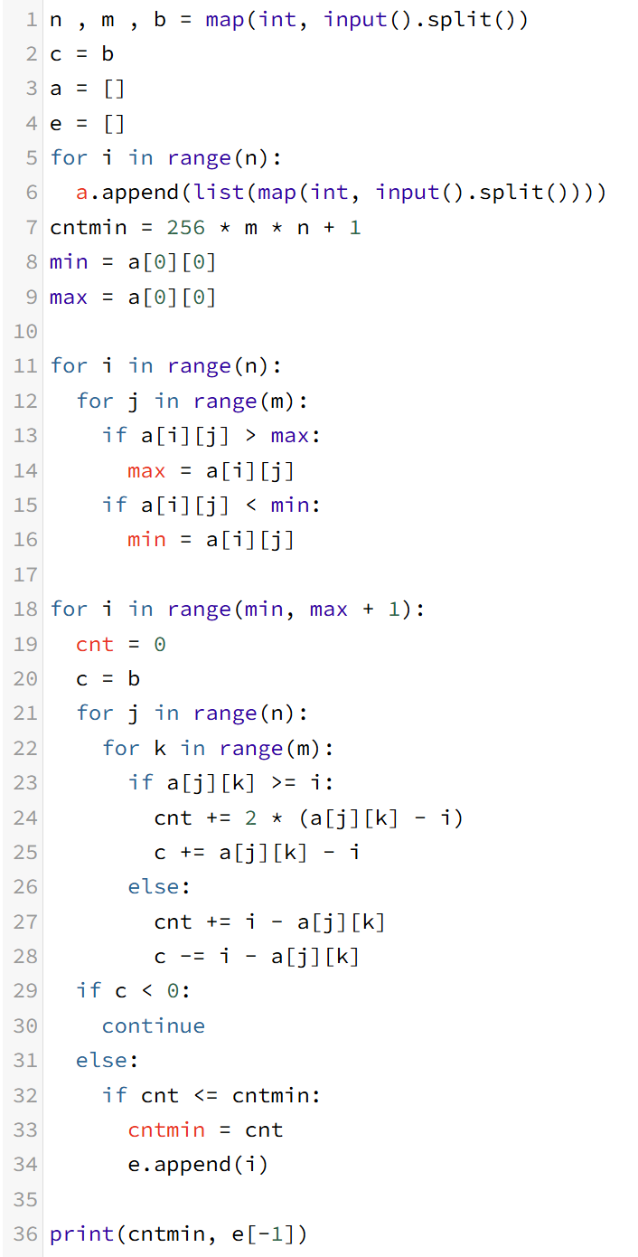 [백준/Python] 18111번 : 마인크래프트 — Koala