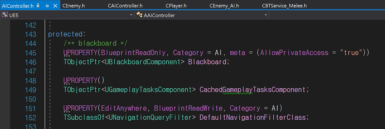 [Unreal] UE4에서의 원시 포인터가 UE5에서 TObjectPtr 바뀐 경우 사용방법
