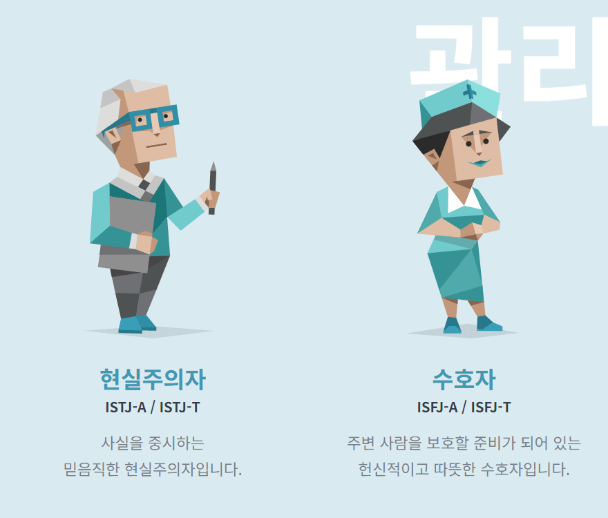 Mbti 성격유형검사 해석 16가지 성격유형