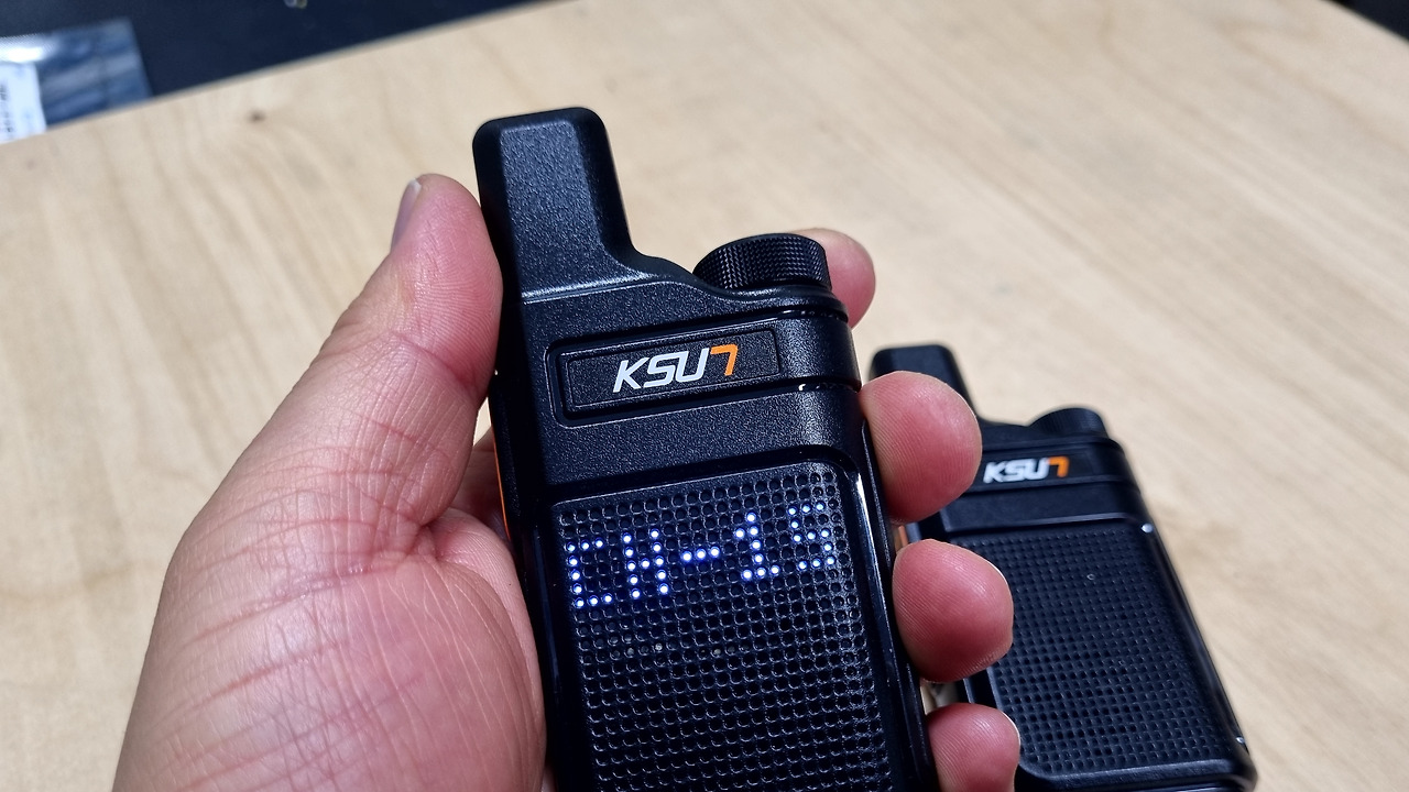 알리 생활무전기 Ksu7 국내 주파수 변경방법 및 프로그램 다운로드