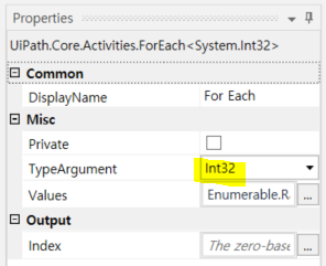 [UiPath 문법] Enumerable.Range(Start index, End index) :: Momento Feliz