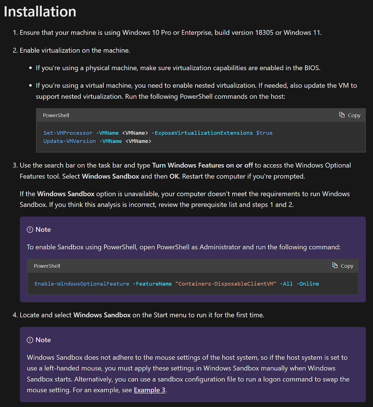 Windows 윈도우 11 샌드박스windows Sandbox 사용하기 1