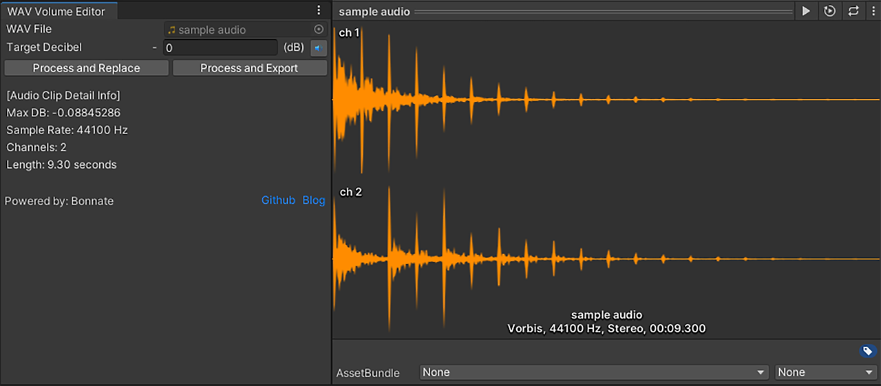GitHub - Bonnate/Unity-WAV-Easy-Volume-Editor: Unity Editor extension designed for developers ...