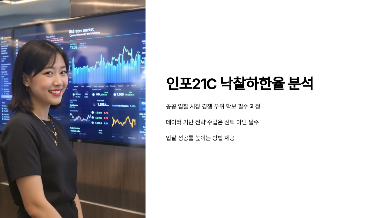 인포21c 낙찰하한율 분석