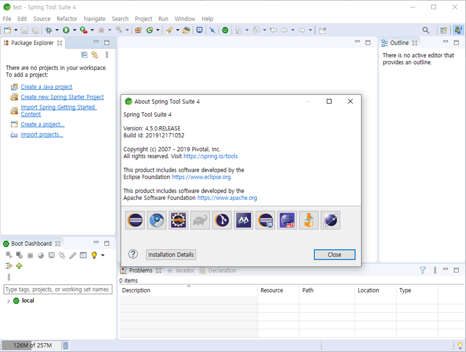 window 10 + Spring Tools 4 for Eclipse :: STS 4 설치 ( 2020.01.13) :: 고니의꿈