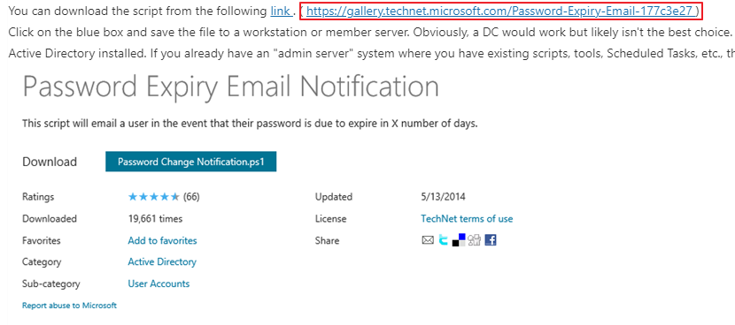 Exchange Server. Password Expiration Notification :: 페푸리의 Office Server 이야기