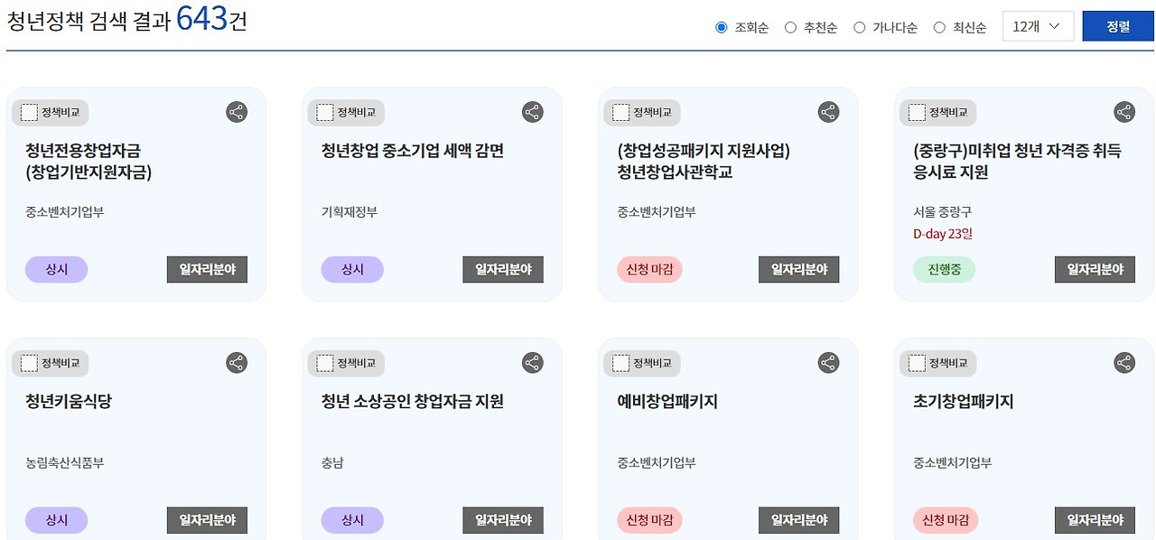 정부지원 창업대출 분야별 종류와 소상공인 중소기업 무직자 청년 대출사업 총정리
