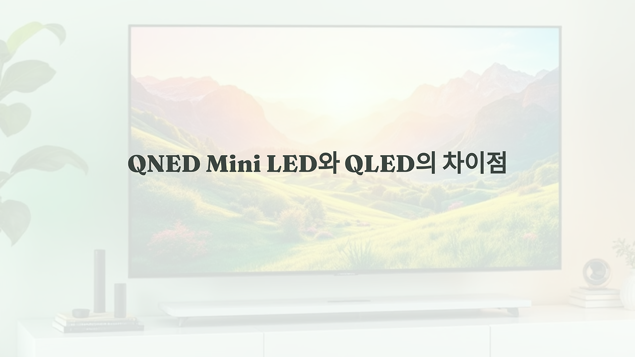 QNED Mini LED와 QLED의 차이점: 어떤 기술이 더 우수한가요?