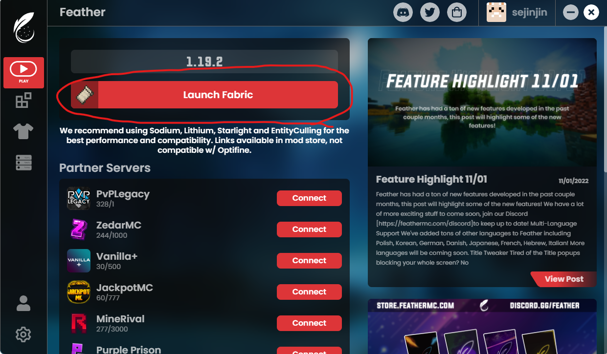 Feather Client 설치법을 알아보자 — 세찐찐의 노트