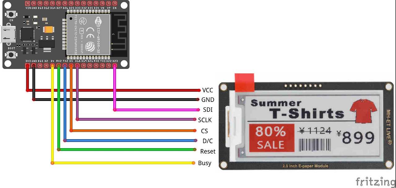 파워 유튜버 :: [아두이노#563] 전원이 분리되도 쓸 수 있는 전자종이(MH-ET LIVE 2.9" E-Paper)를 ...