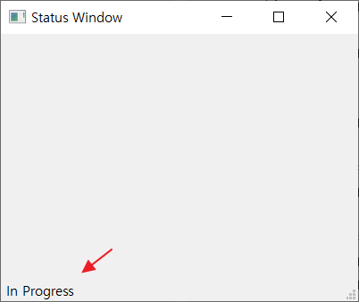 Code Hunter :: 파이썬(Python) PyQt5 QStatusBar 구현하기