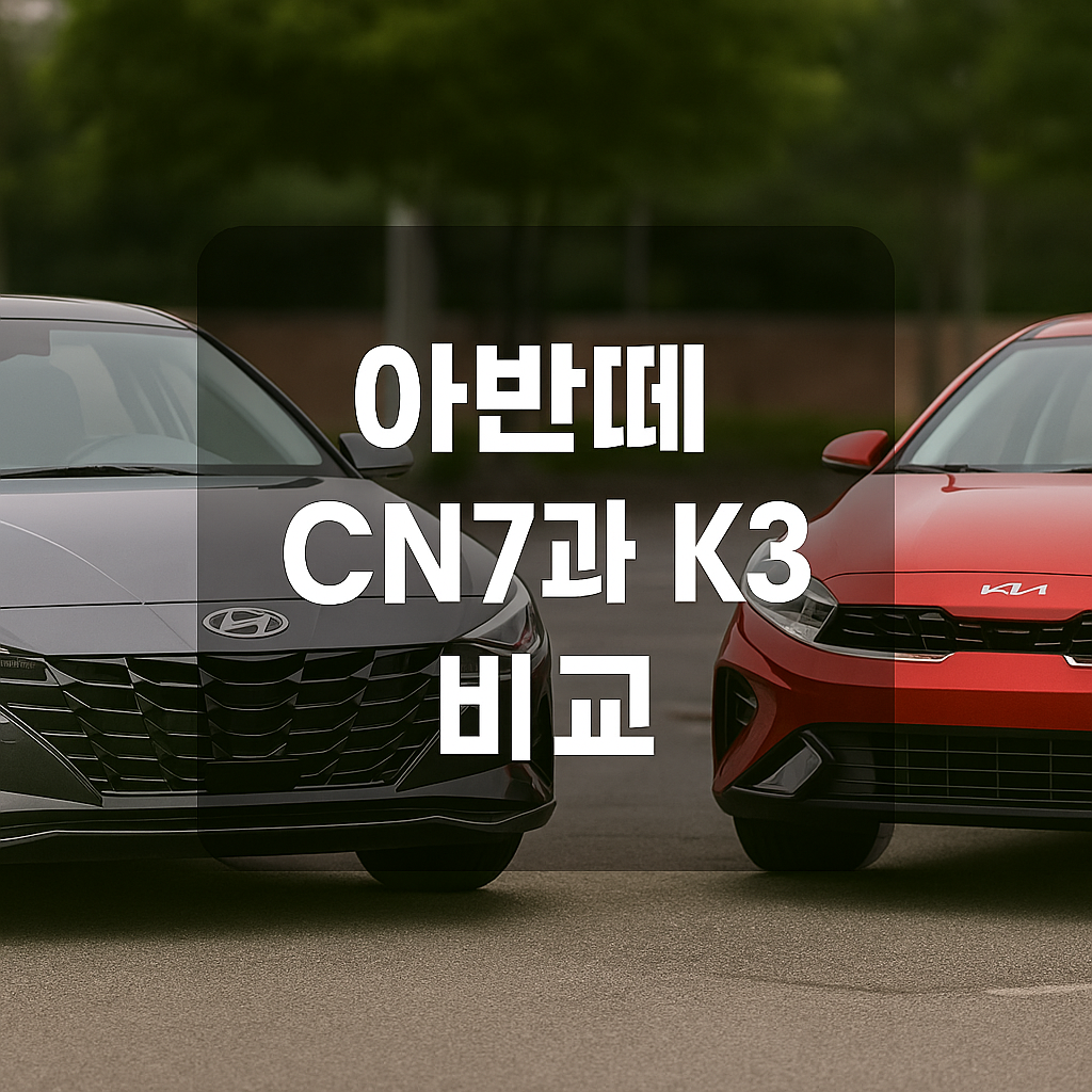 아반떼 CN7 vs K3 장단점 비교, 어떤 차가 더 나을까?