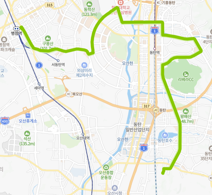 화성 708번 버스 노선 시간표 첫차 막차 배차간격 확인하기 대중교통