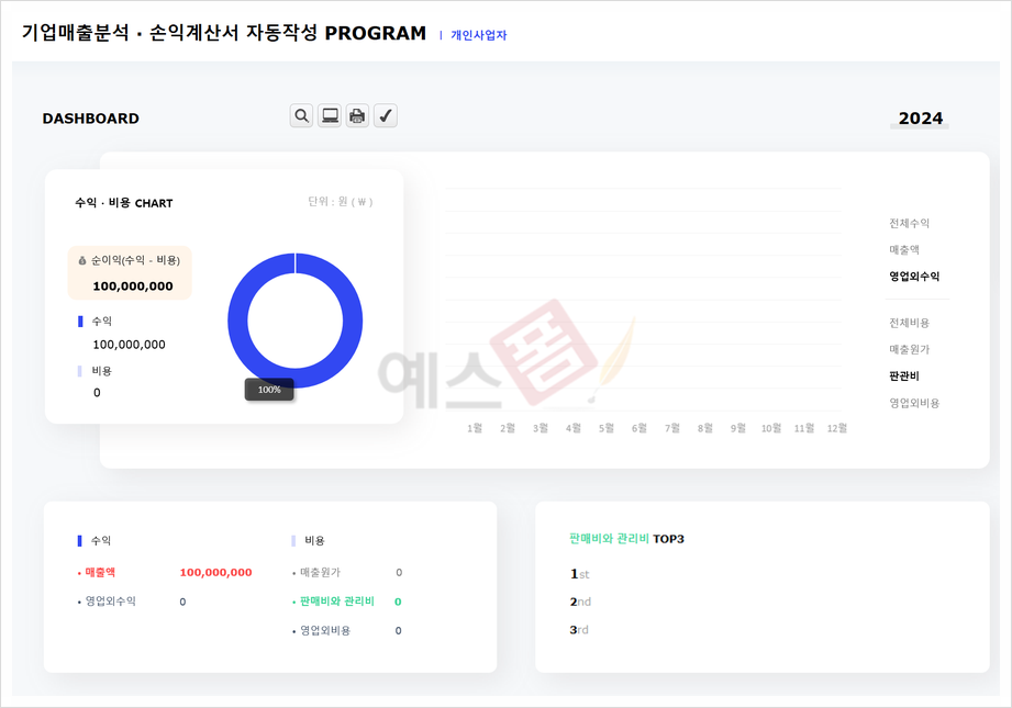 기업 매출 분석 프로그램 추천 실적 분석 보고서 손익계산서 자동 작성을 엑셀 프로그램 하나로 끝내보세요