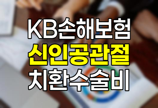 Kb손해보험 신인공관절치환수술비 특약의 혁신적 보장 메모리유