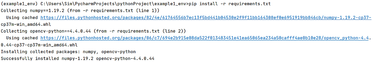 [python] 파이참 venv 가상환경 만들고 간단한 예제 코드 실행하기 (window 10) by bskyvision.com