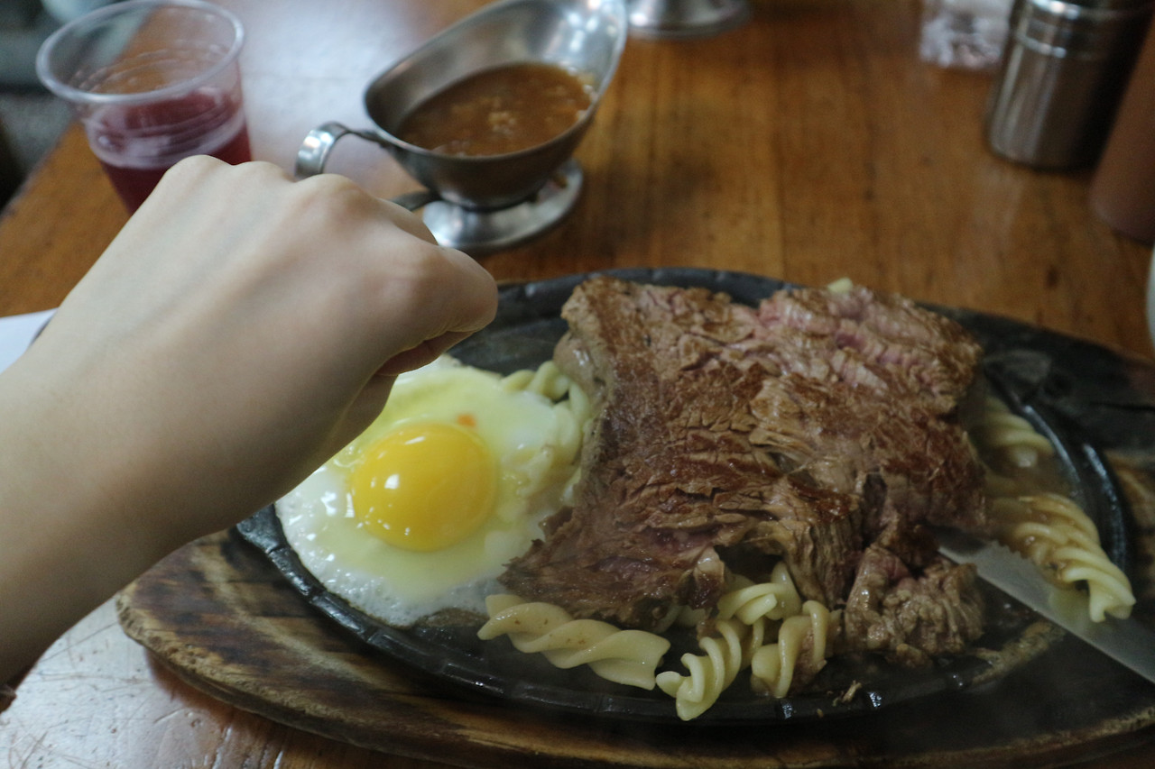 대만 단수이 맛집 大塊牛排 엄청 큰 스테이크집