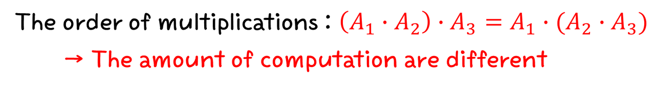 알고리즘 2 Dynamic Programming 4 Matrix Chain Multiplication 1 머가필요해 1093