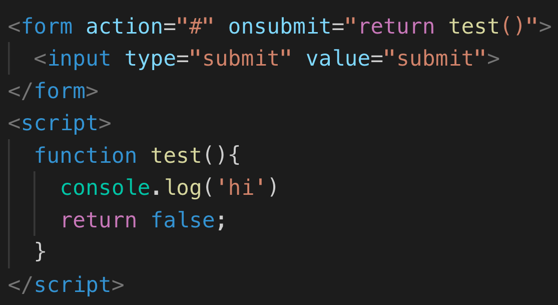 HTML form의 action과 onsubmit의 차이에 대해 알아보자.