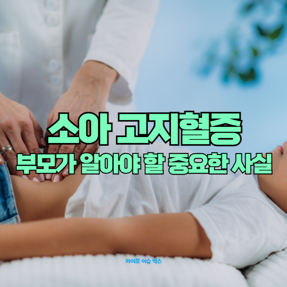 소아 고지혈증의 원인 증상 예방 및 관리 방법을 알아보세요 부모님이 알아야 할 중요한 정보와 실천 가능한 조언을 제공합니다