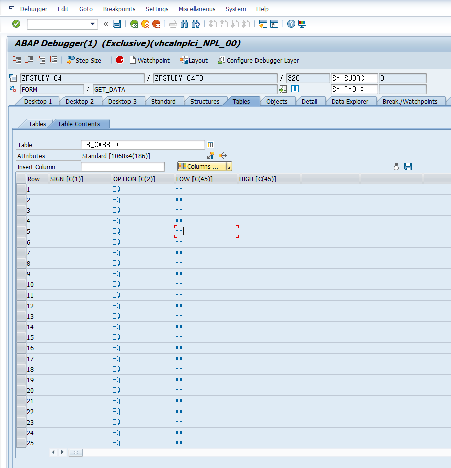 ABAP 레인지변수(RANGE) & Base 활용 편