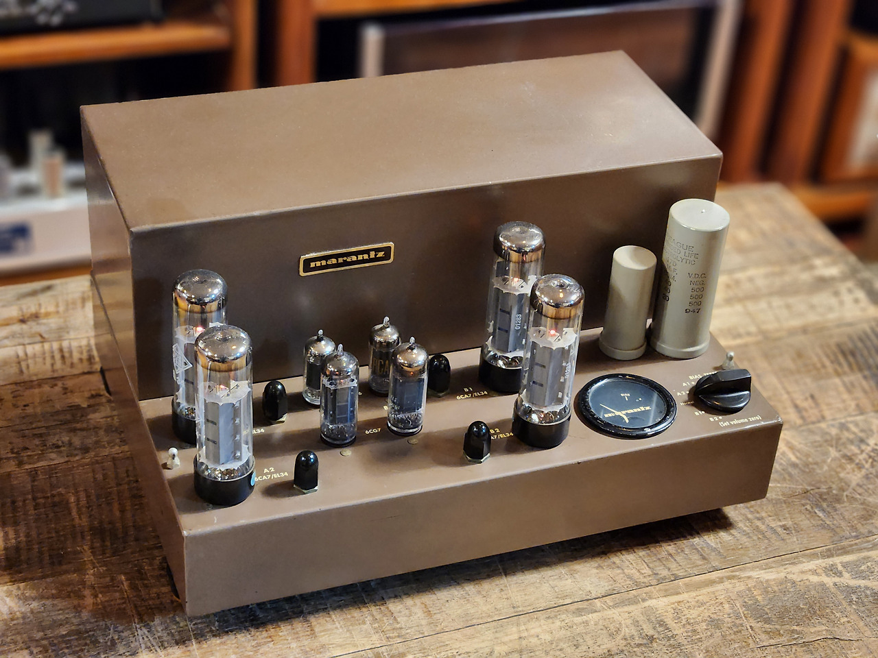 Marantz 마란츠 명기 Model 8 진공관 파워엠프 입니다 극상품 텔레푼켄출력관 Stock Out