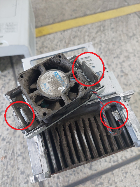 LS IS7 인버터 팬 교체 및 청소방법