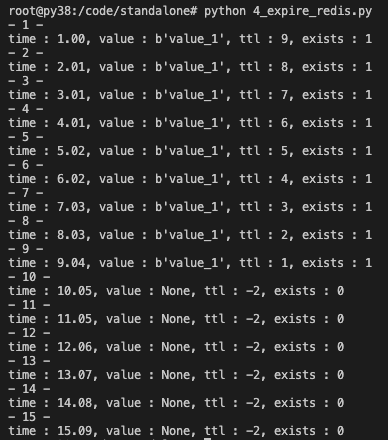 [Python] 레디스 expire 명령어 테스트하는 방법 — 과거의 나를 위해