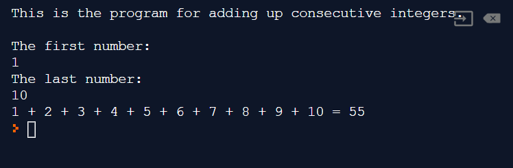sum-of-consecutive-integers-python