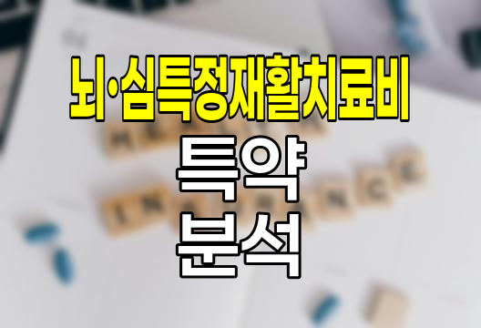 Kb손해보험 뇌·심특정재활치료비 특약의 핵심 분석 메모리유