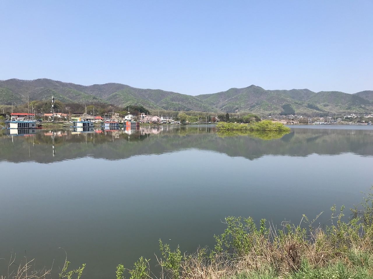 용인 가볼만한곳 용담 저수지 둘레길 낚시터 산책 여행 아이스크림쿠키산과바다