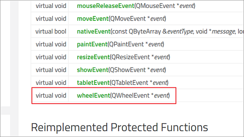Code Hunter :: 파이썬(Python) PyQt5 QWheelEvent 마우스 휠 이벤트 사용하기
