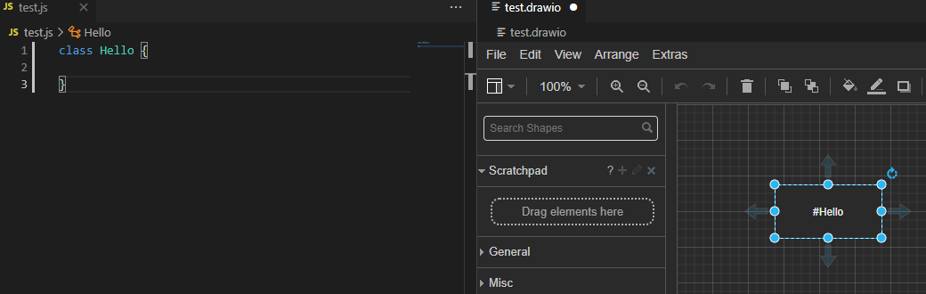 VSCode에 Draw.io (Diagram) 연동