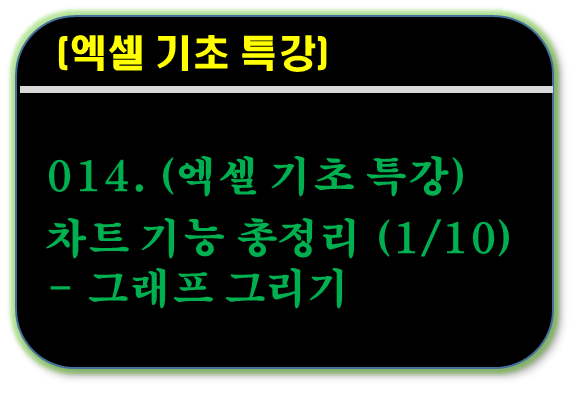 014 엑셀 기초 특강 차트 기능 총정리 110 그래프 그리기